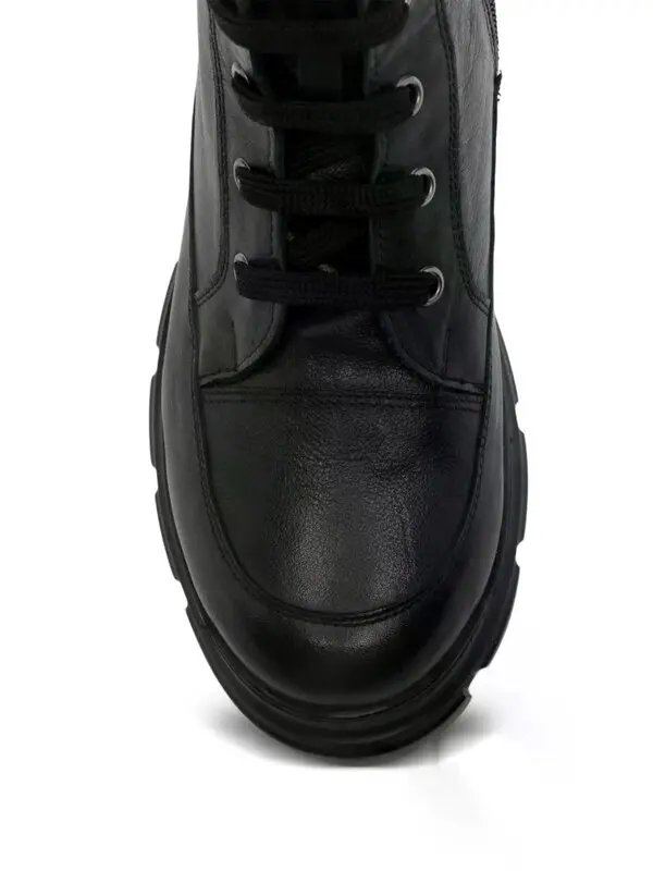 SERGIO MORETTI FIRENZE Lace-up Round-toe Boots