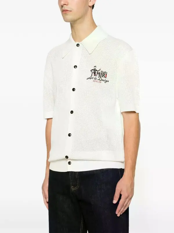 Amiri Studio Logo-embroidered Shirt