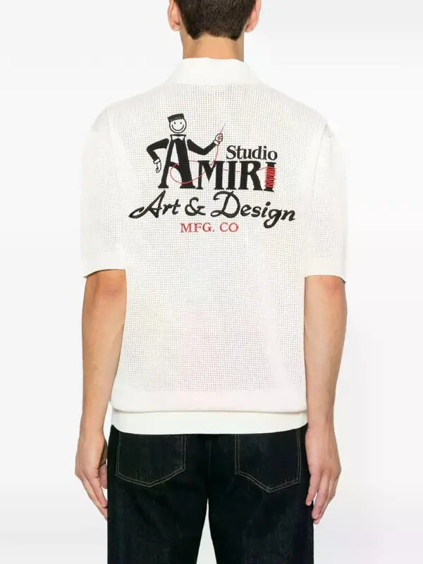 Amiri Studio Logo-embroidered Shirt