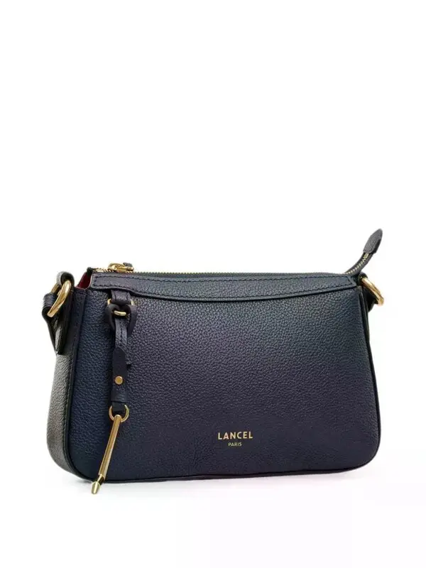 LANCEL Grained Leather Shoulder Bag