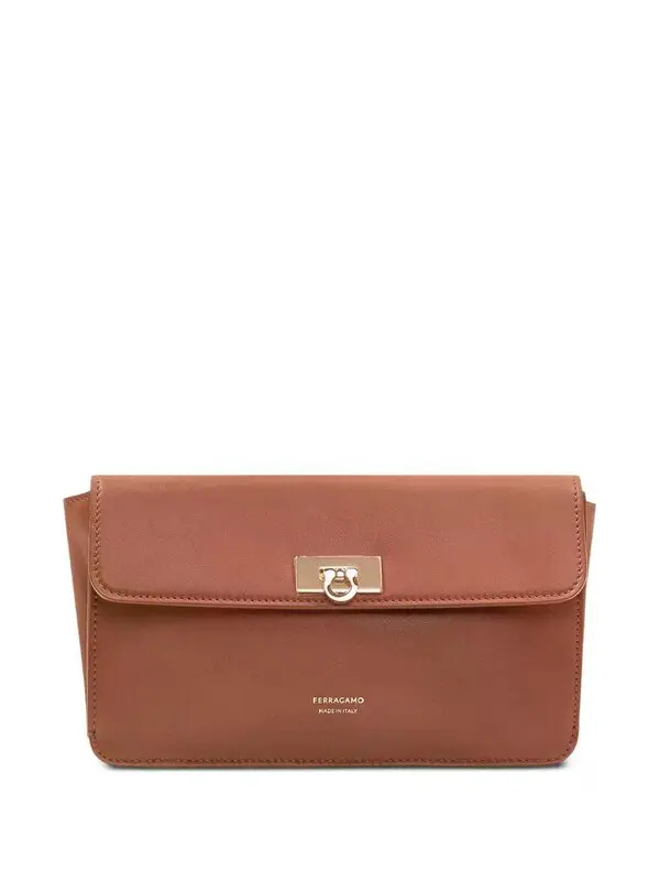 FERRAGAMO Harley Leather Shoulder Bag