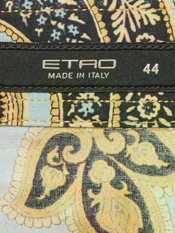 Etro Paisley Print Button-front Shirt