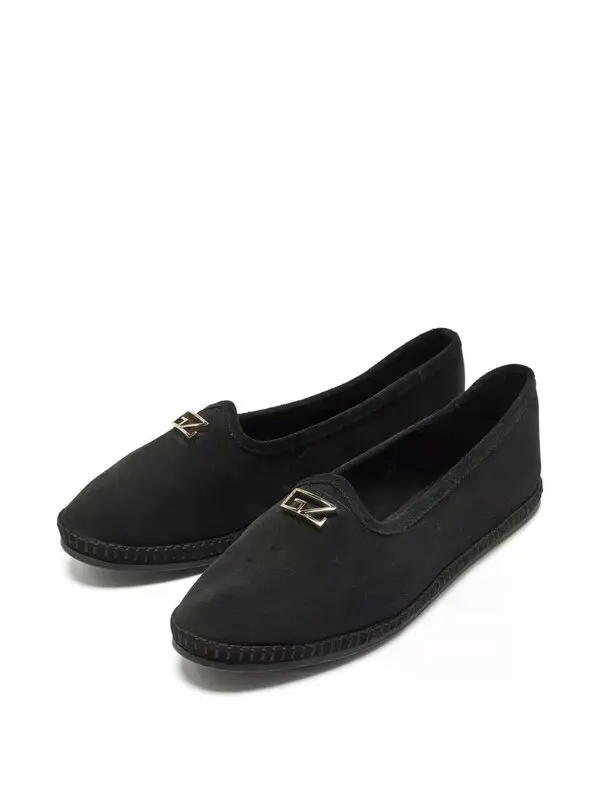 GIUSEPPE ZANOTTI Suede Loafers With Gz Logo Plaque
