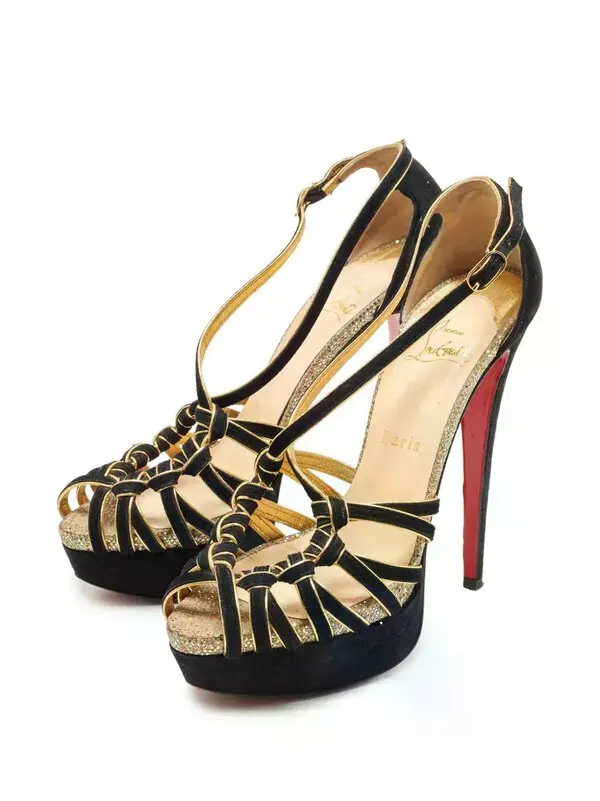 CHRISTIAN LOUBOUTIN Strappy Design Pumps