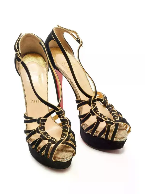 CHRISTIAN LOUBOUTIN Strappy Design Pumps