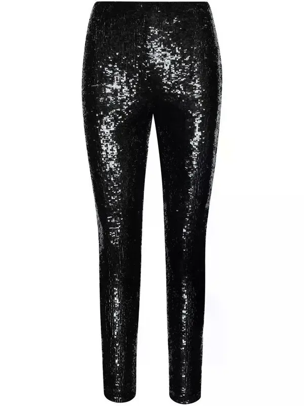 Oscar De La Renta Embellished Skinny Trousers