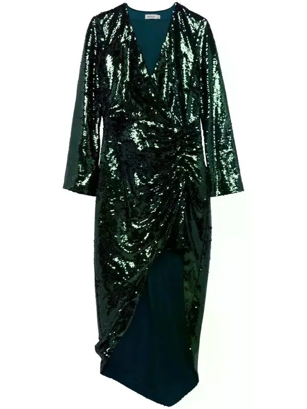 Simkhai Emersyn Sequin-embellished Asymmetrical Dress