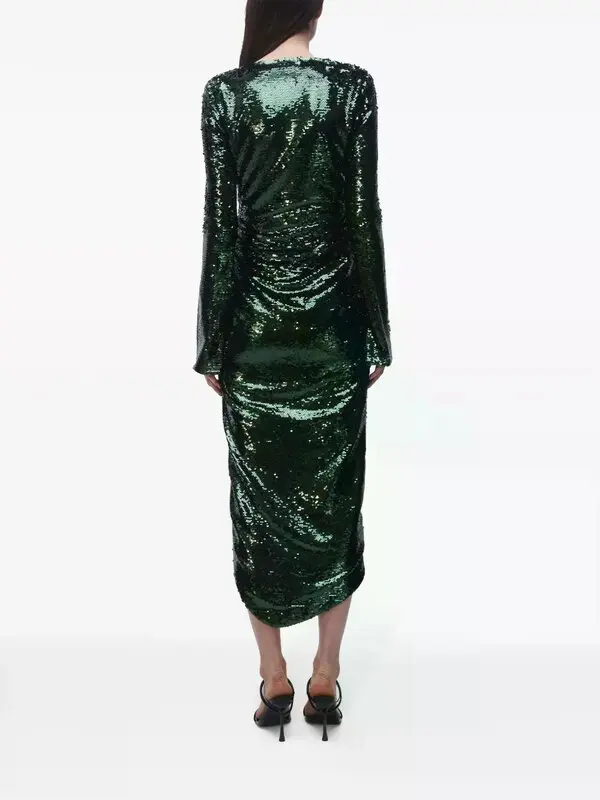 Simkhai Emersyn Sequin-embellished Asymmetrical Dress