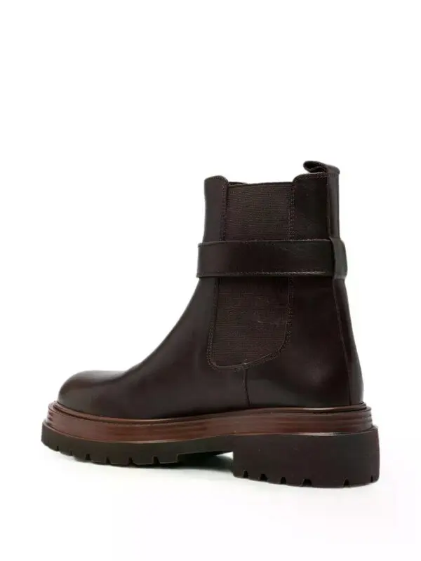SERGIO MORETTI FIRENZE Buckle-strap Chelsea Boots