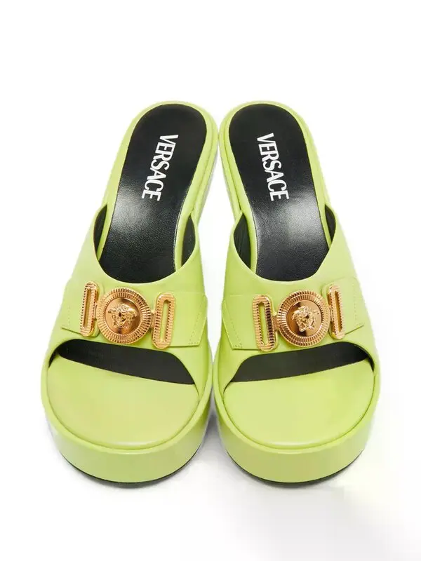 Versace Platform Sandals - Green