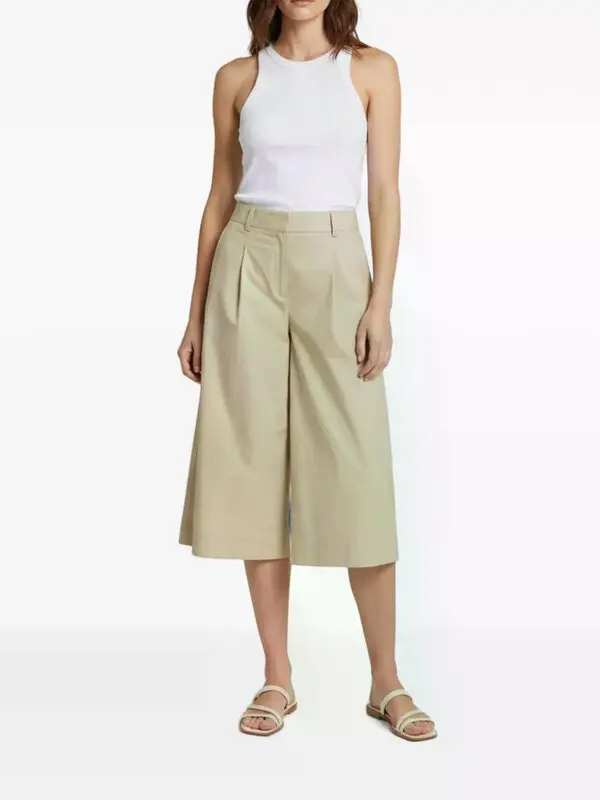 Theory Pleated Wide-leg Culottes