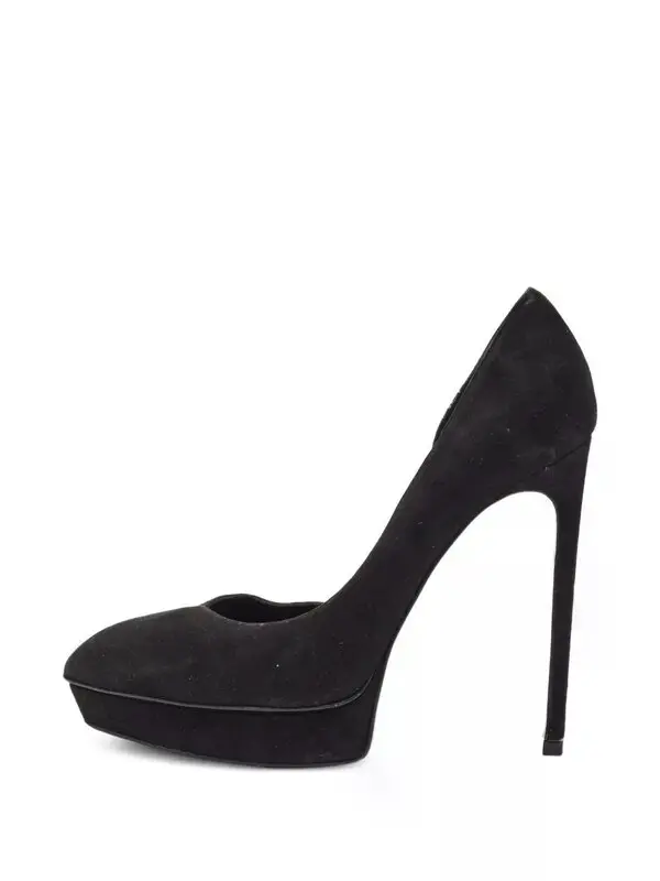 Saint Laurent Suede D'orsay Pumps