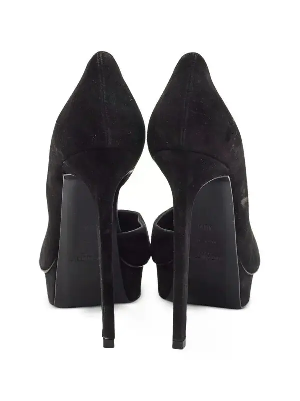 Saint Laurent Suede D'orsay Pumps