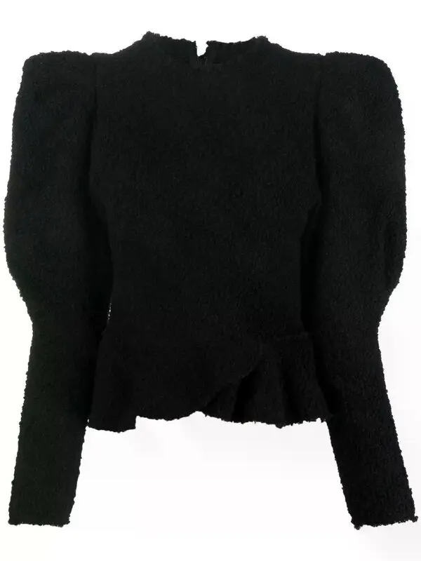 Isabel Marant Étoile Puff-sleeve Peplum Top
