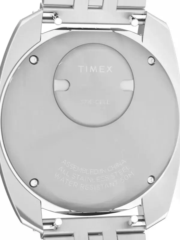 TIMEX Stainless Steel Watch With Rotating Bezel