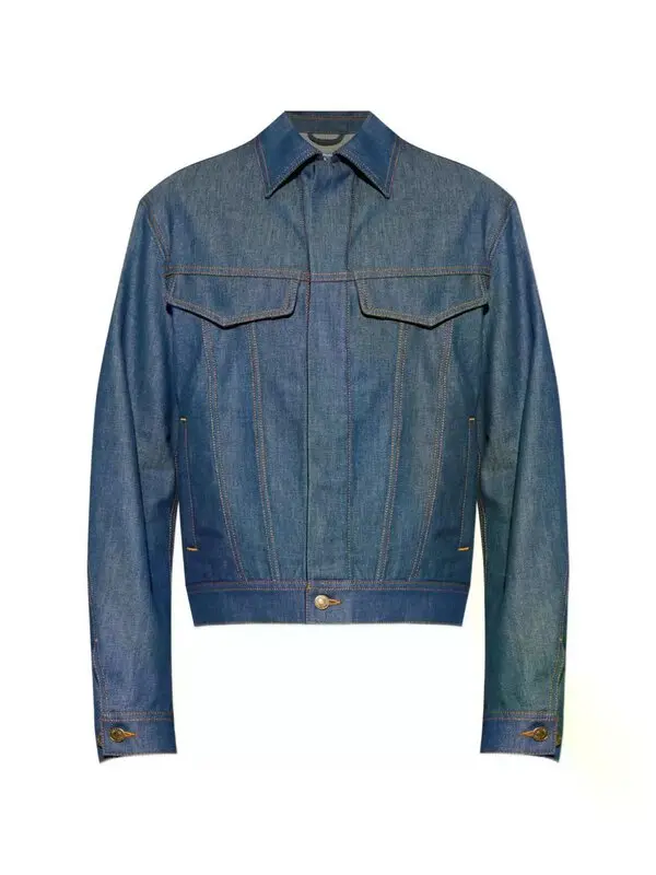 Moschino Contrast-stitch Denim Jacket