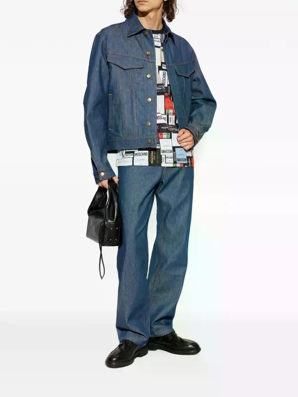 Moschino Contrast-stitch Denim Jacket