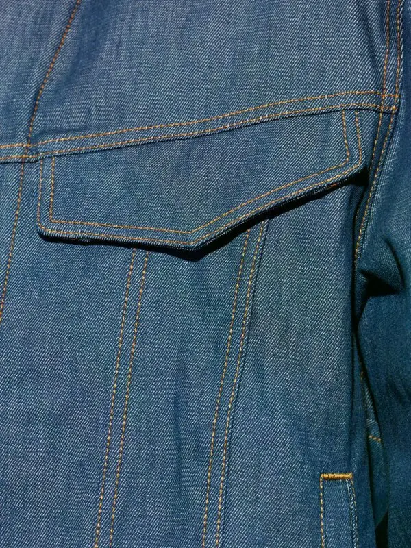 Moschino Contrast-stitch Denim Jacket