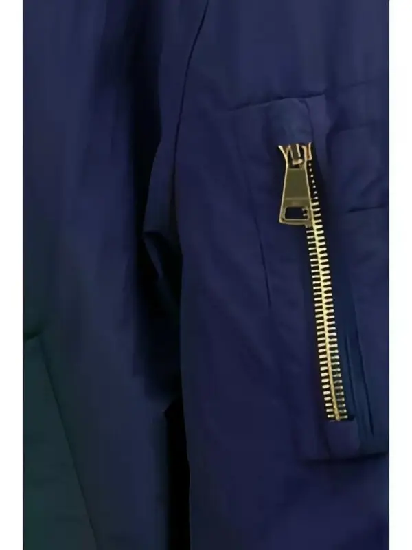 Balmain Logo Embroidered Bomber Jacket