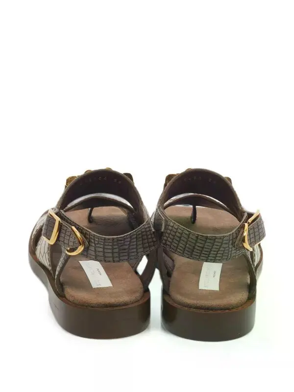 Stella McCartney Embossed Slingback Sandals
