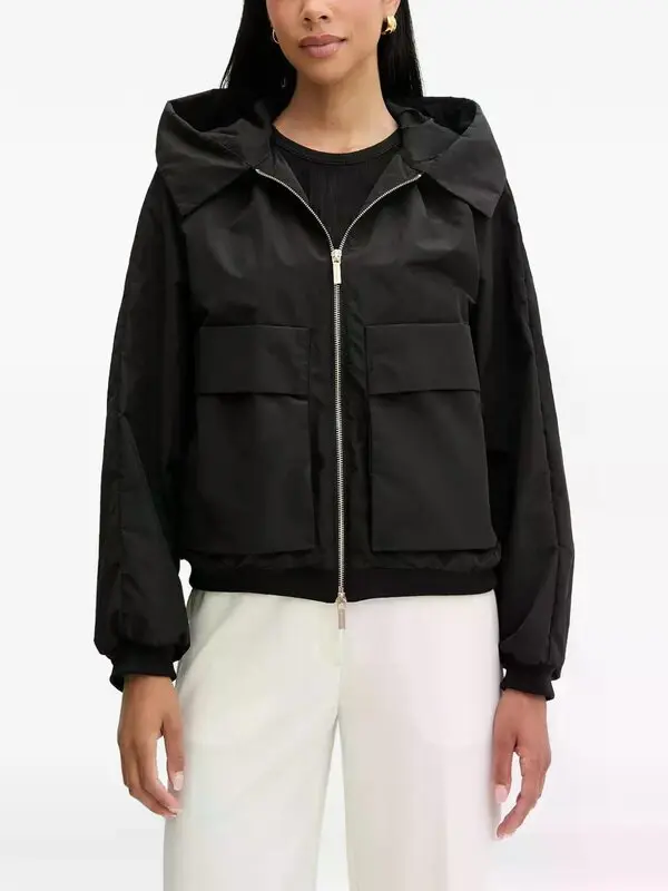 Armani Exchange Hooded Jacket With Flap Pockets