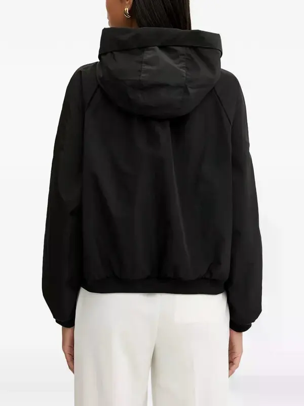 Armani Exchange Hooded Jacket With Flap Pockets
