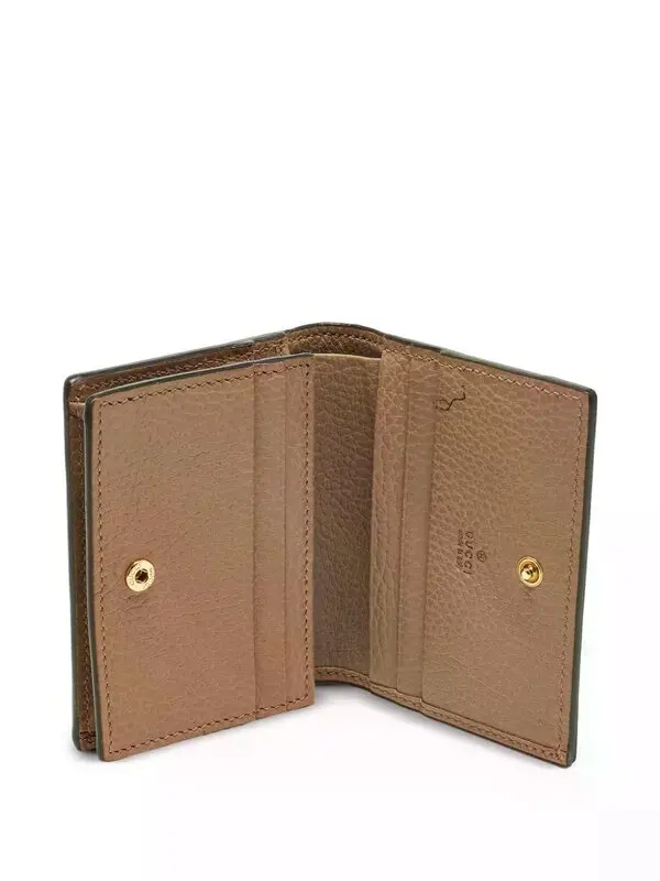 Gucci Gg Marmont Panelled Cardholder - Neutrals
