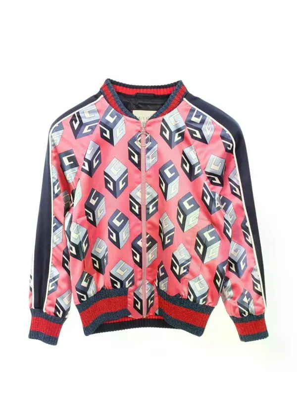 Gucci Gg Print Bomber Jacket