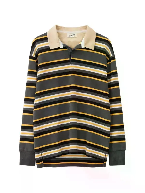 SANDERLAK Striped Long-sleeve Sweater