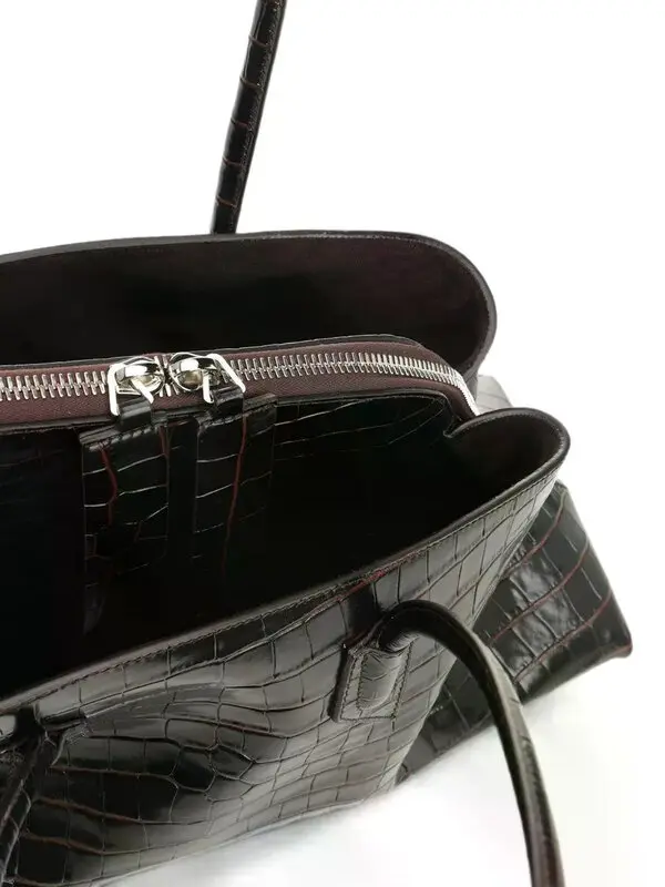 Attico Medium La Passeggiata Shoulder Bag - Brown