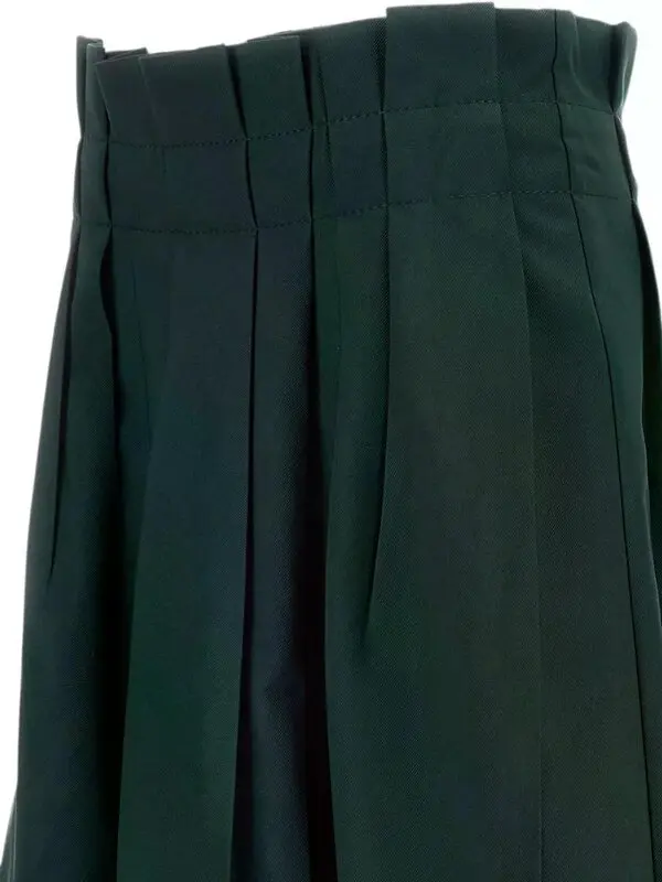 Marni Pleated A-line Midi Skirt