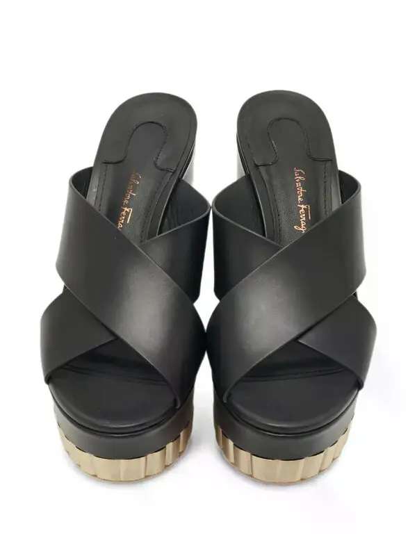 FERRAGAMO Nicosia Wedge Sandals
