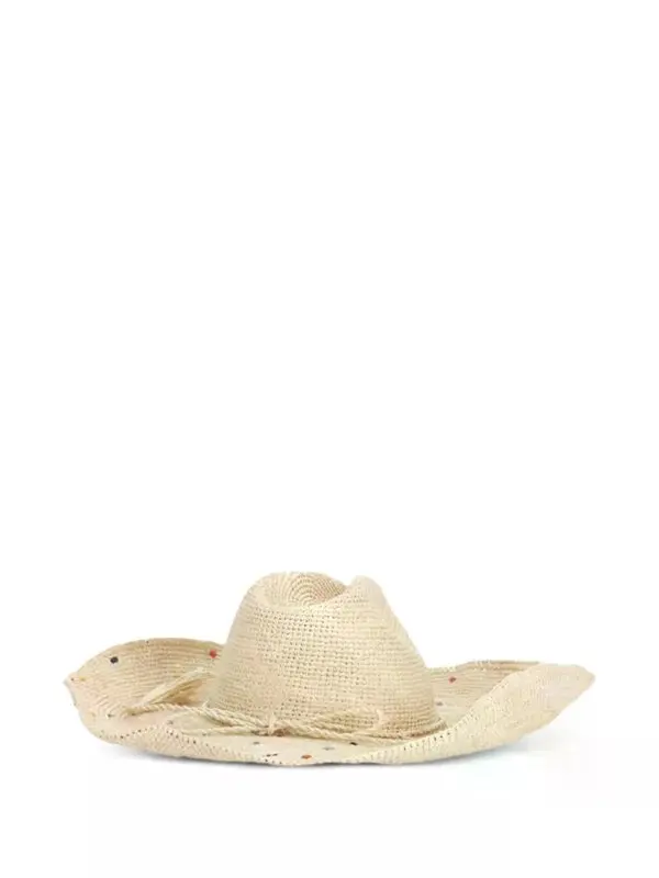 MC2 SAINT BARTH Wide Brim Hat - Neutrals