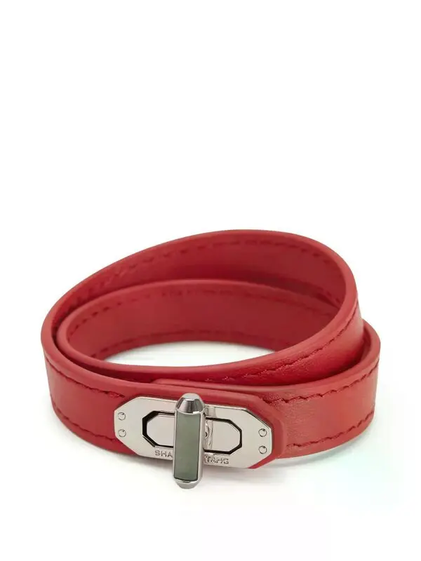 Shanghai Tang Locket Wrap Bracelet - Red