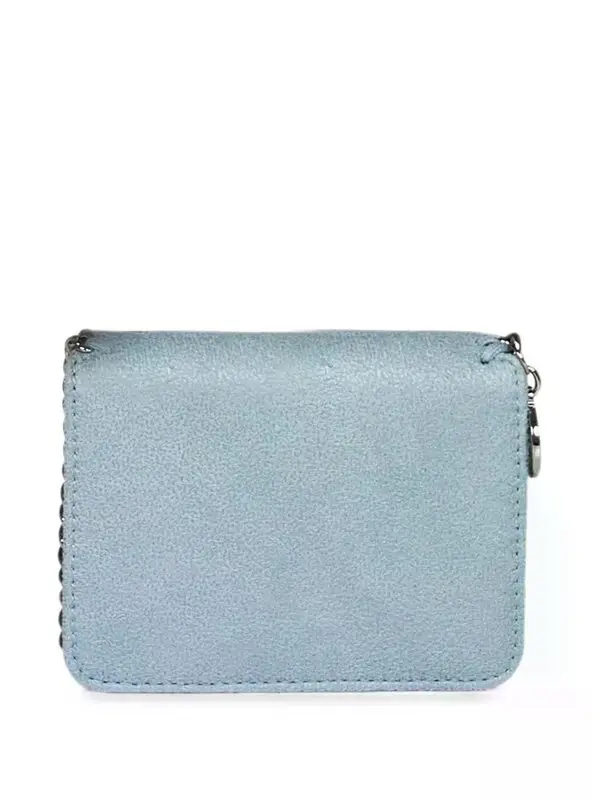 Stella McCartney Falabella Diamond-cut Chain Wallet - Blue