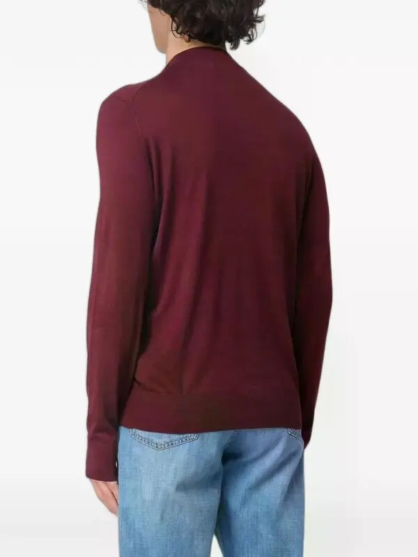 Brunello Cucinelli Ribbed-trim Mock-neck Sweater