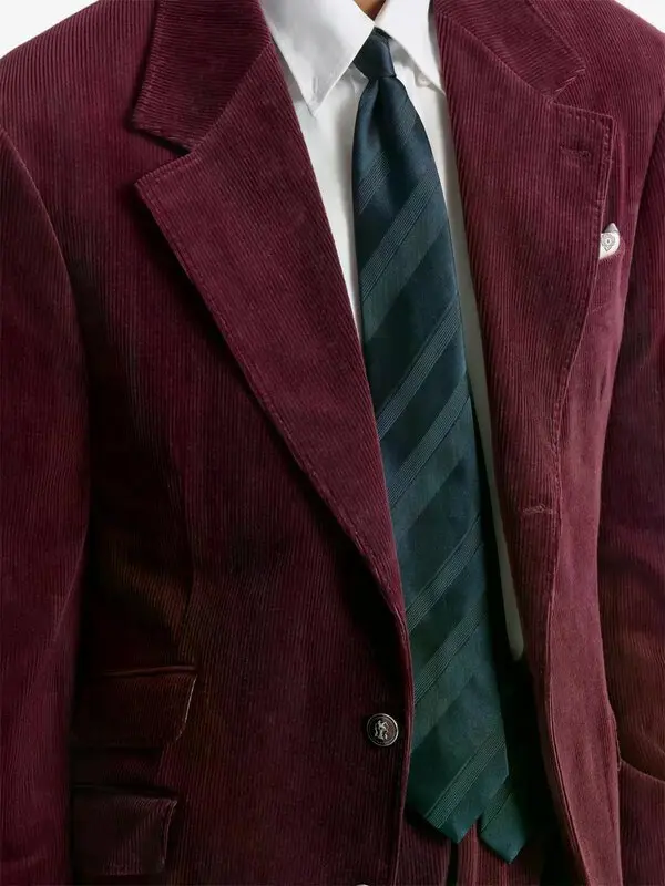 Brunello Cucinelli Regimental Stripe Silk Tie