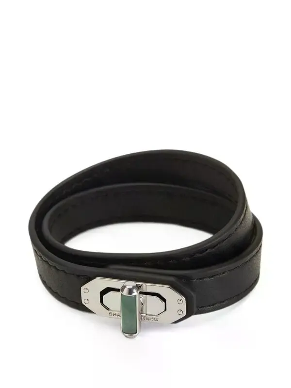 Shanghai Tang Locket Wrap Bracelet - Silver