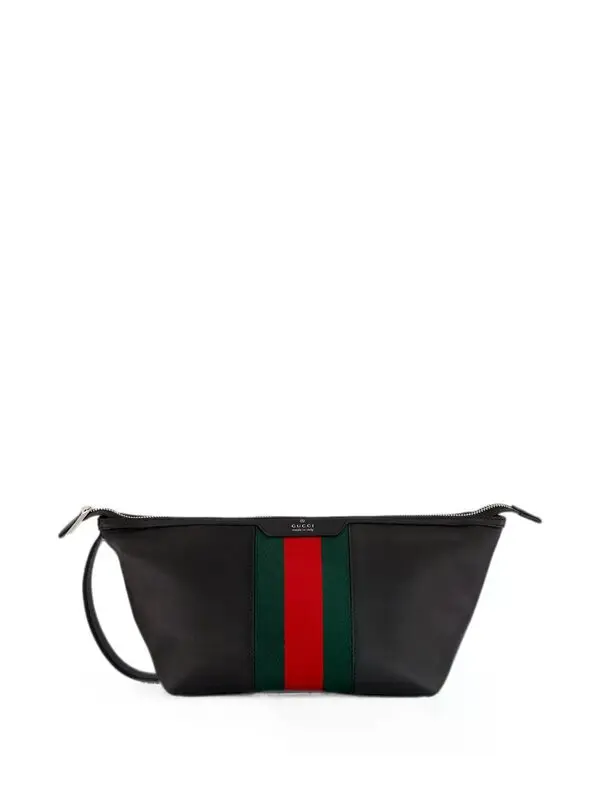 Gucci Web Stripe Wash Bag - Black