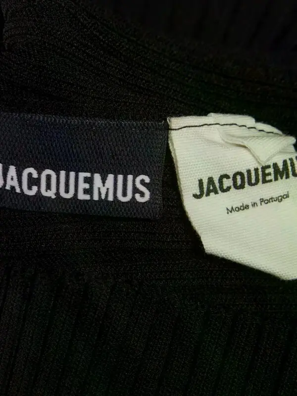 Jacquemus Rib Knit Twist Detail Top