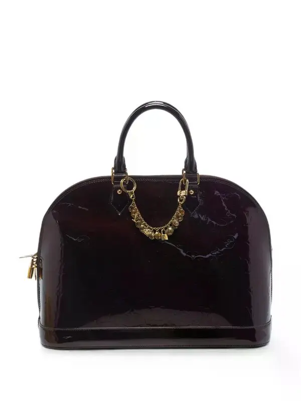 LOUIS VUITTON Monogram Vernis Alma Gm Tote Bag