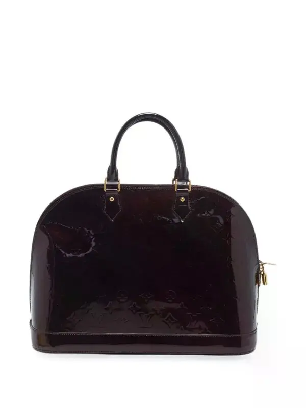 LOUIS VUITTON Monogram Vernis Alma Gm Tote Bag
