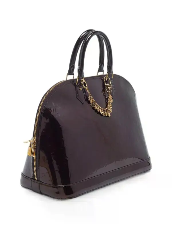 LOUIS VUITTON Monogram Vernis Alma Gm Tote Bag