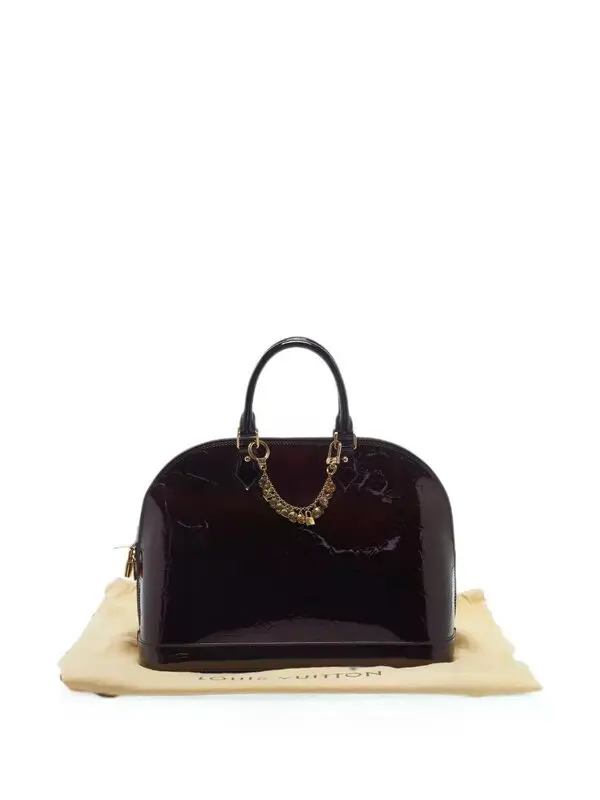LOUIS VUITTON Monogram Vernis Alma Gm Tote Bag