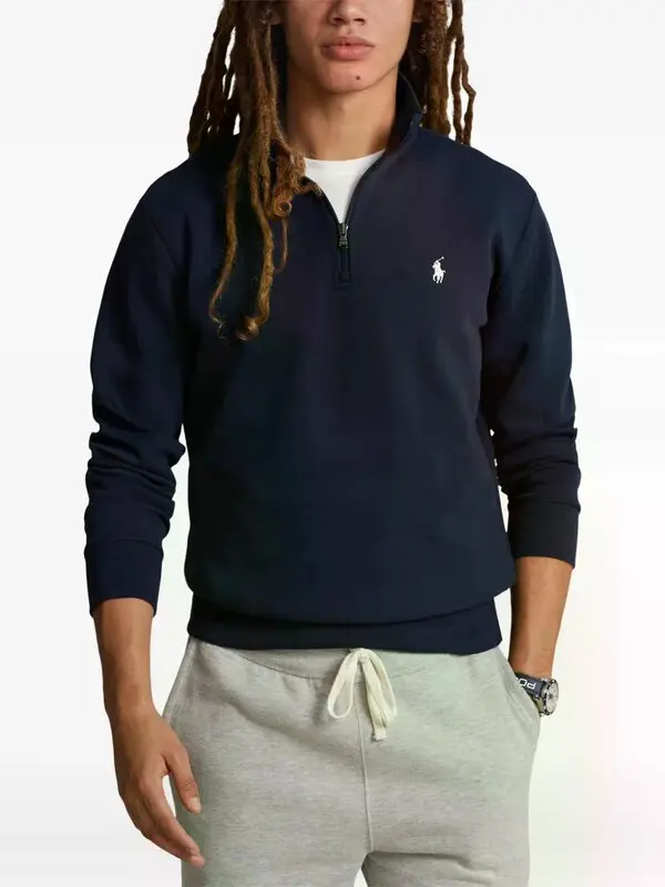 Polo Ralph Lauren Embroidered Quarter-zip Sweatshirt