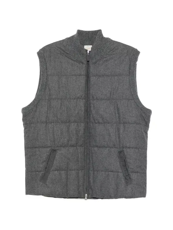 GRAN SASSO Quilted Wool Gilet