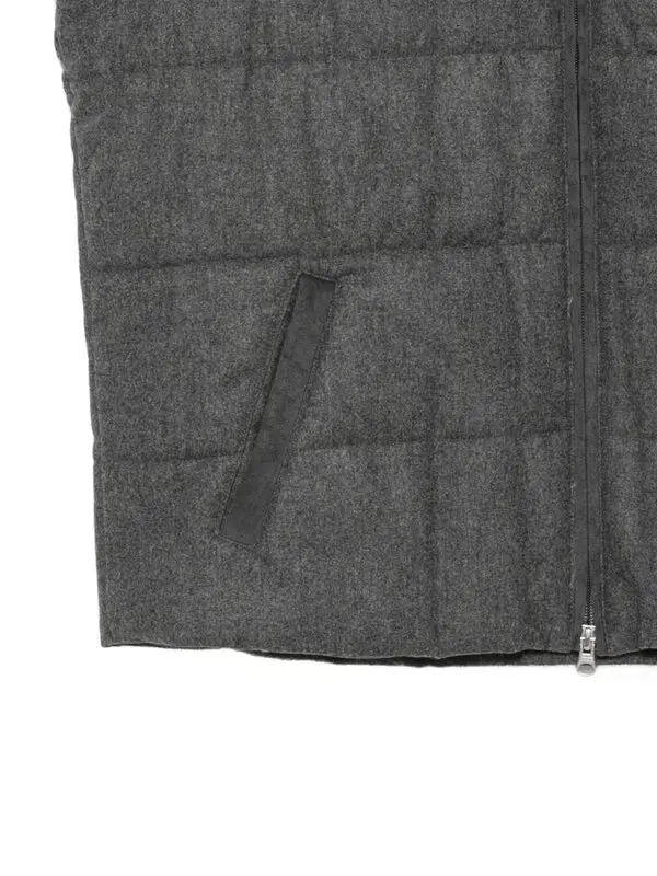 GRAN SASSO Quilted Wool Gilet