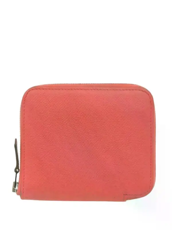 Hermès 2020 Epsom Silk In Compact Wallet Small Wallets - Pink