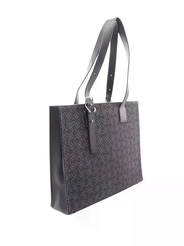 Loewe Canvas Anagram Buckle Horizontal Tote Bag