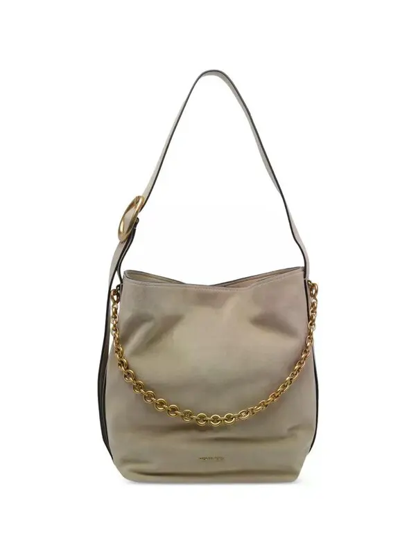 Michael Kors Nolita Suede Shoulder Bag - Neutrals